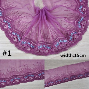 1 Meter Flower Lace Trimembroidery Flower Lace - Etsy