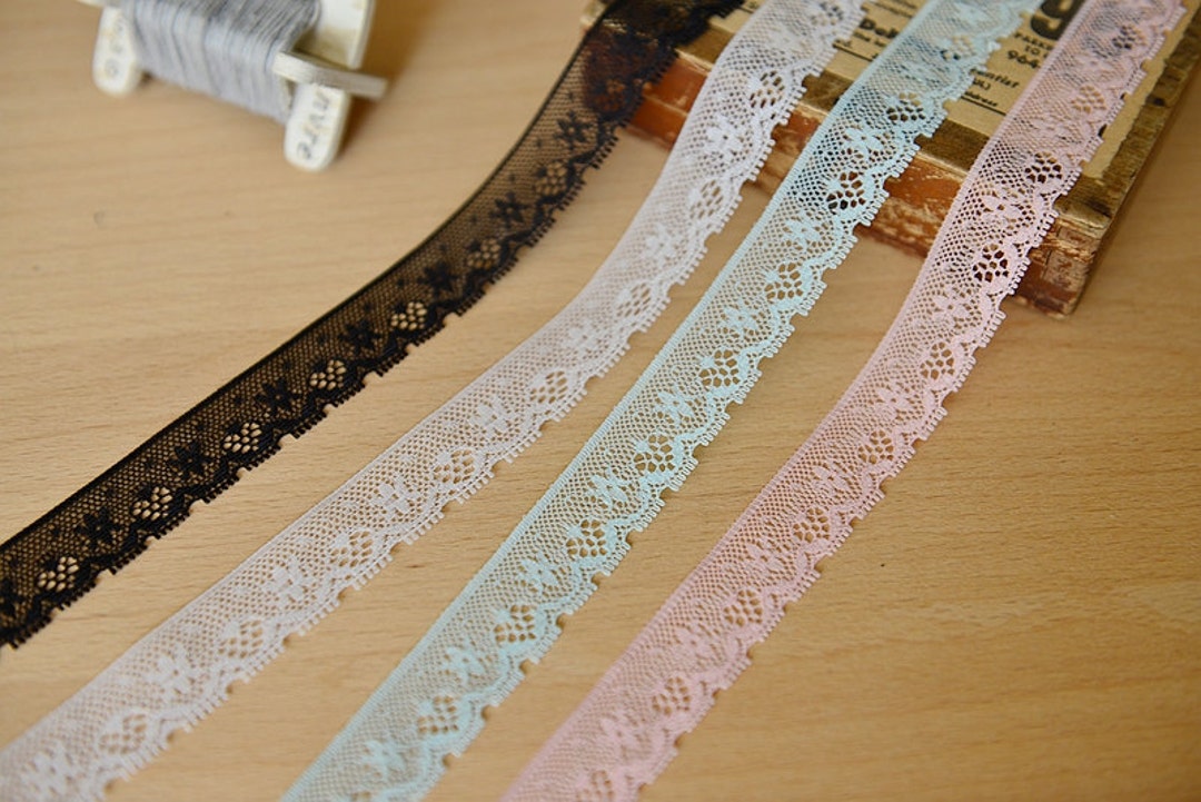 4 Yards Width 1.8cm Wedding Lace Trim,flowers Embroidered Lace,cotton ...