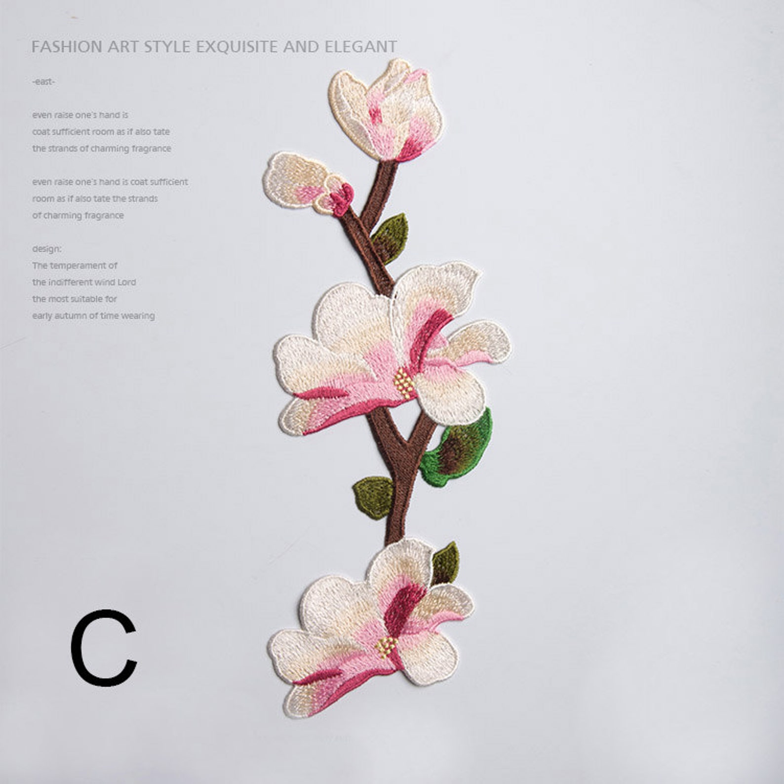 Embroidered Appliquesembroidered Flowers Patches for Dress - Etsy