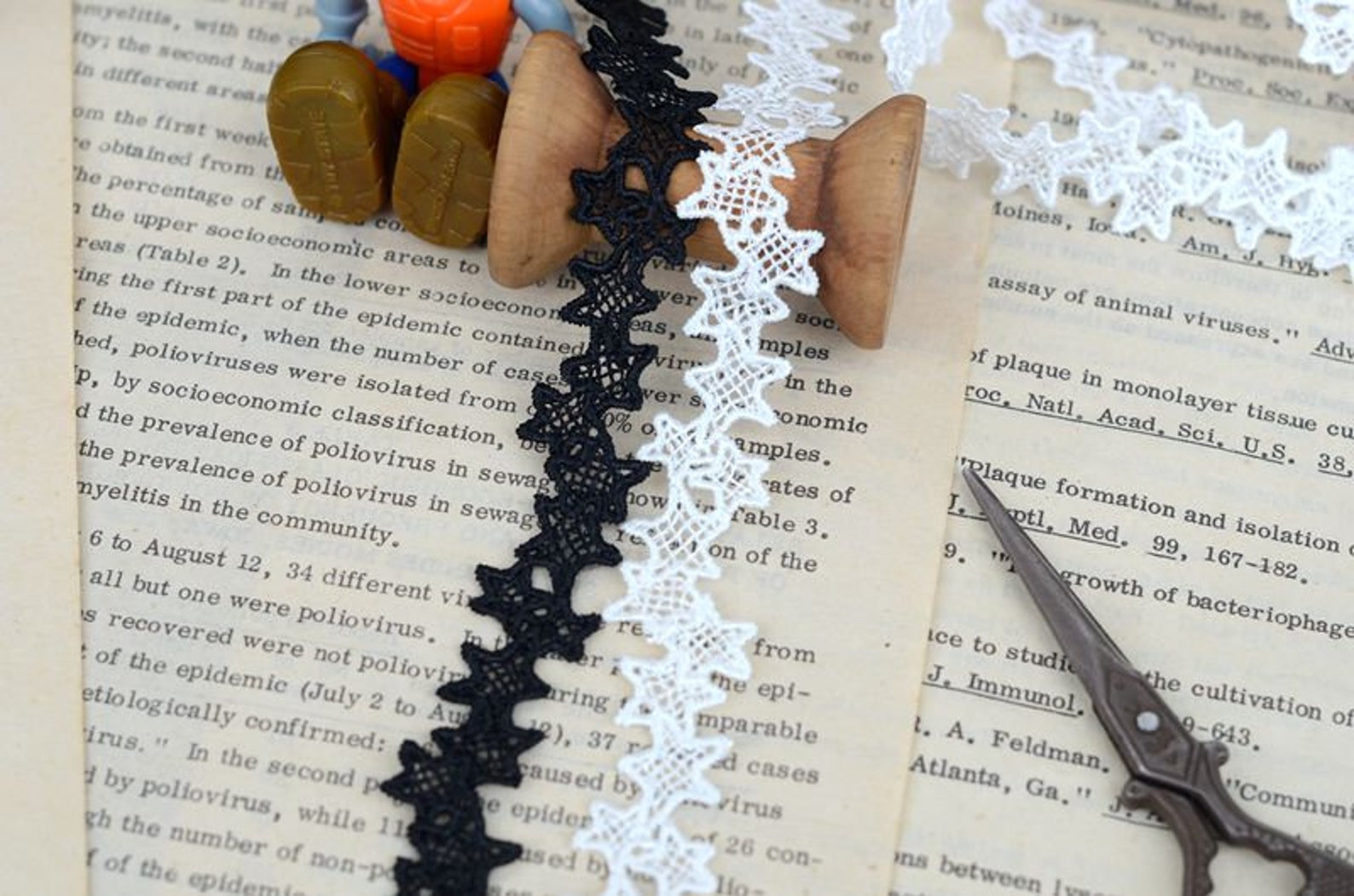 Width 0.71 Inches Star Lace Trim Embroidered Lacestar - Etsy