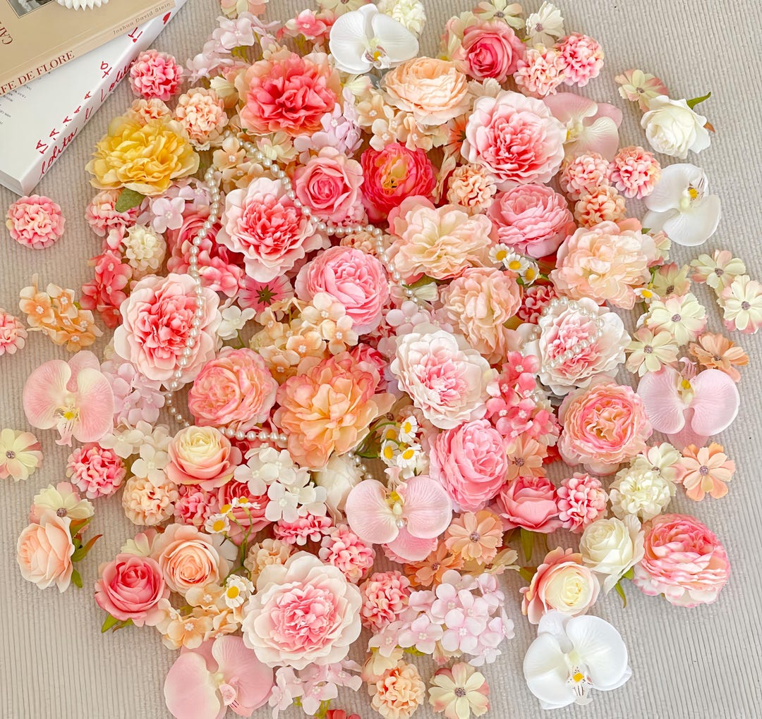 Artificial Small Mixed Flowers DIY Craft Kit for Handmade Hairpins ...