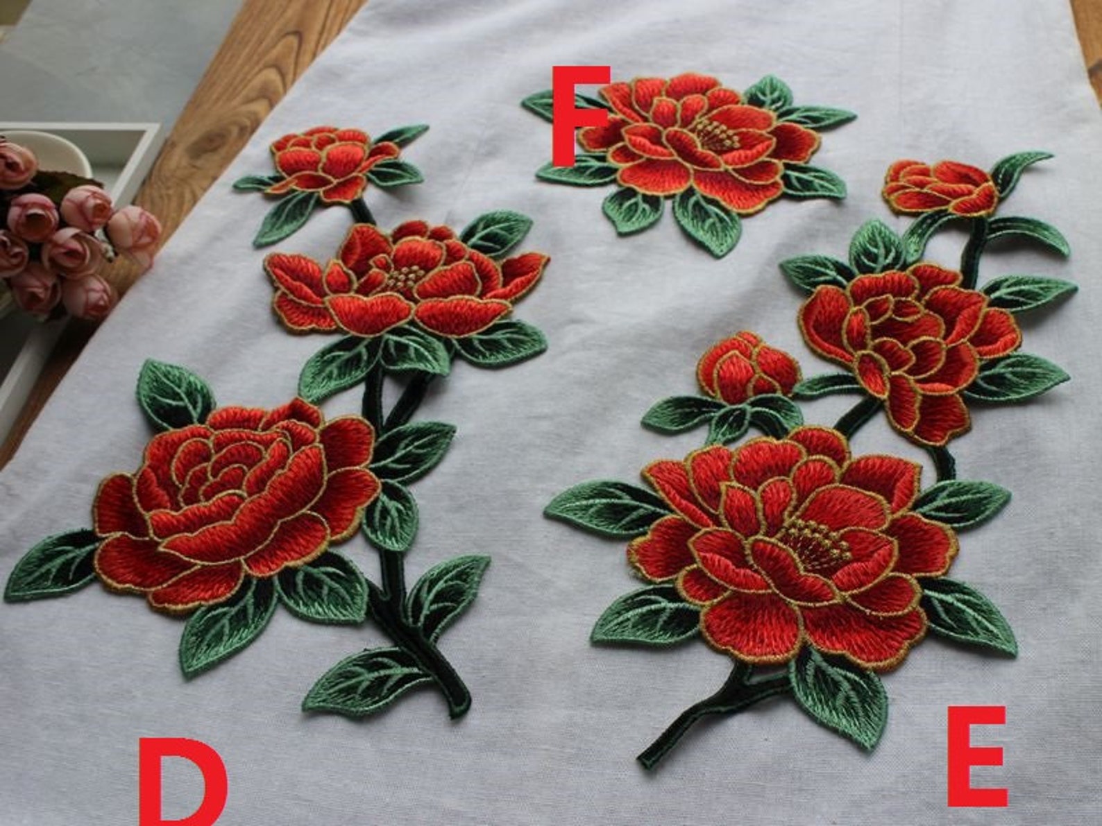 Embroidered Appliquesembroidered Flowers Patches for Dress - Etsy