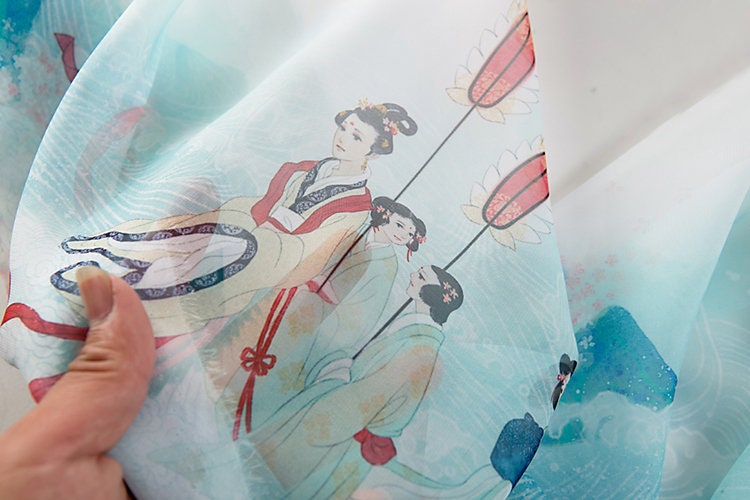 0.5 meter Width 59.05 inches chiffon lace fabricGradual | Etsy