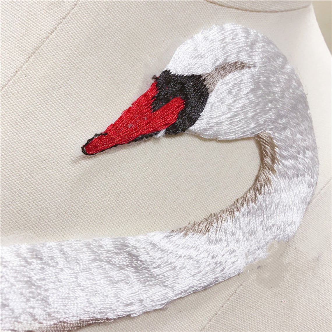1 Pcs Goose Lace Appliques embroidered Goosepatches for - Etsy