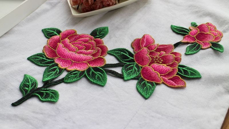 Embroidered Appliquesembroidered Flowers Patches for Dress - Etsy