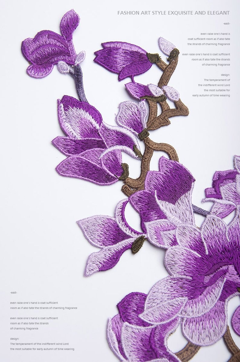 Embroidered Appliquesembroidered Flowers Patches for Dress - Etsy