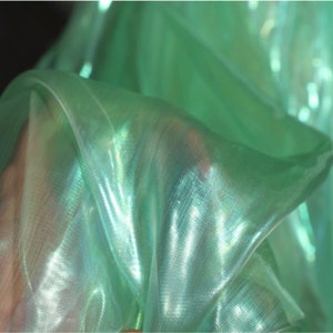 0.5 Meter Width 57.08'' Mirage Organza Fabric,translucent Organza ...
