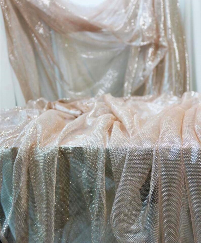 Width 59.05 inches fabricRose Gold hollow mesh fabriclace | Etsy