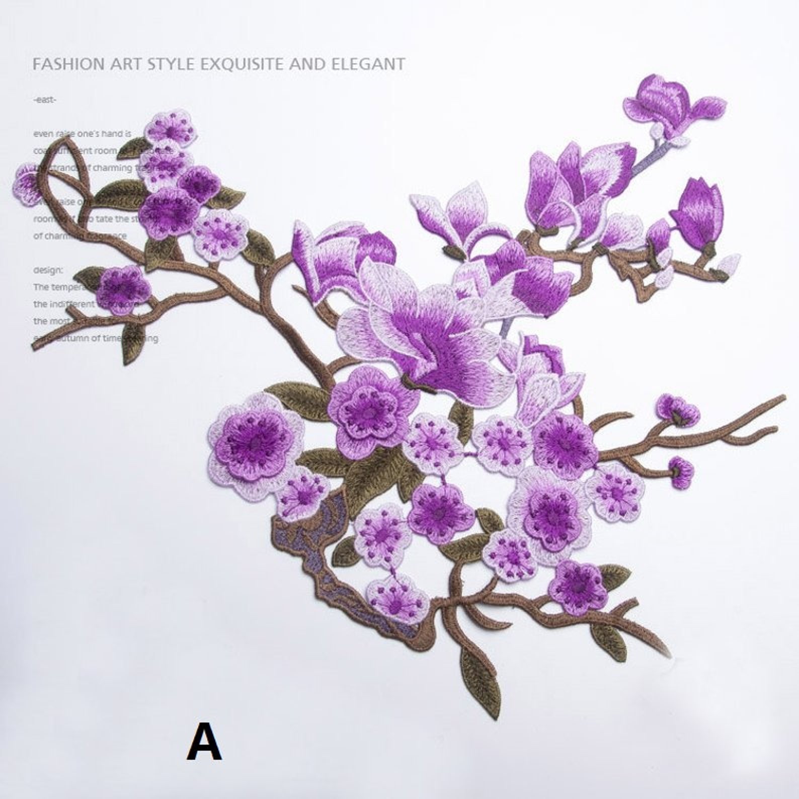 Embroidered Appliquesembroidered Flowers Patches for Dress - Etsy