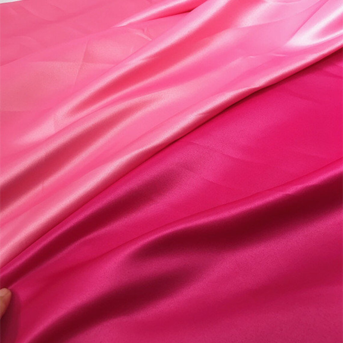 84 colors Matte satin fabricSolid color satin | Etsy