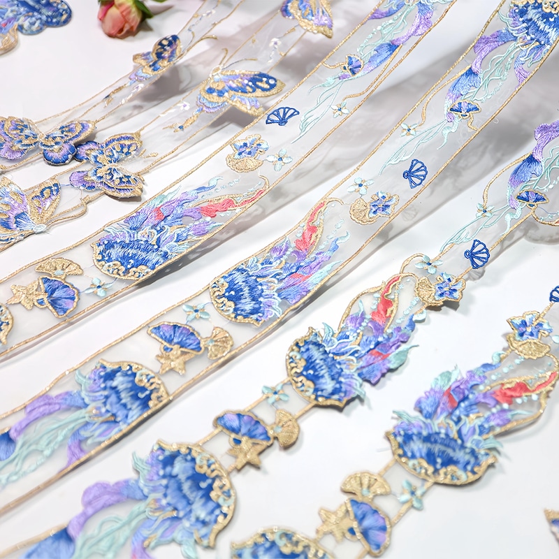 Gold Ocean Applique - Etsy UK