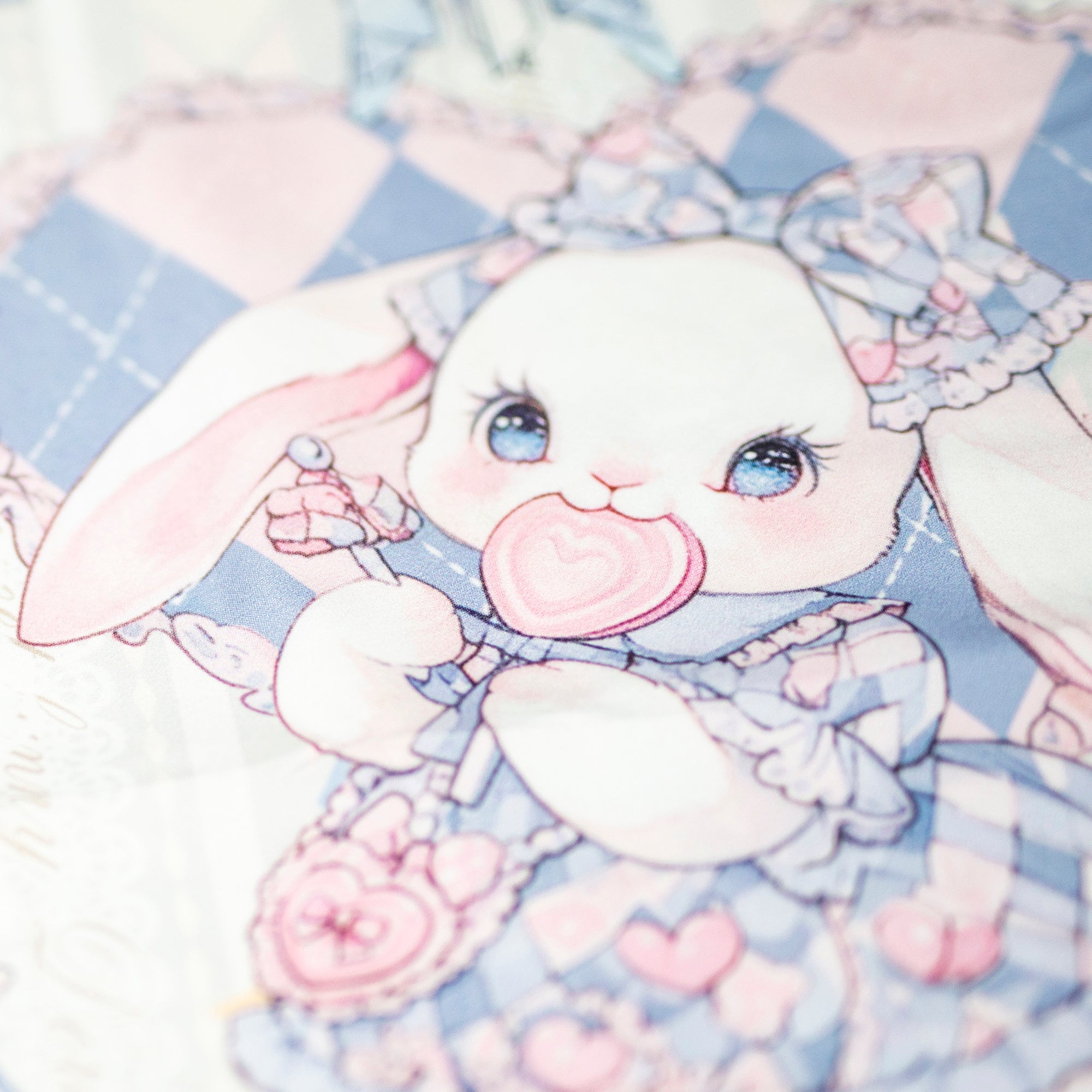 50cmx145cm Lovely Ribbit Fabric,3 Colors Double Edge Lolita Fabric,for ...