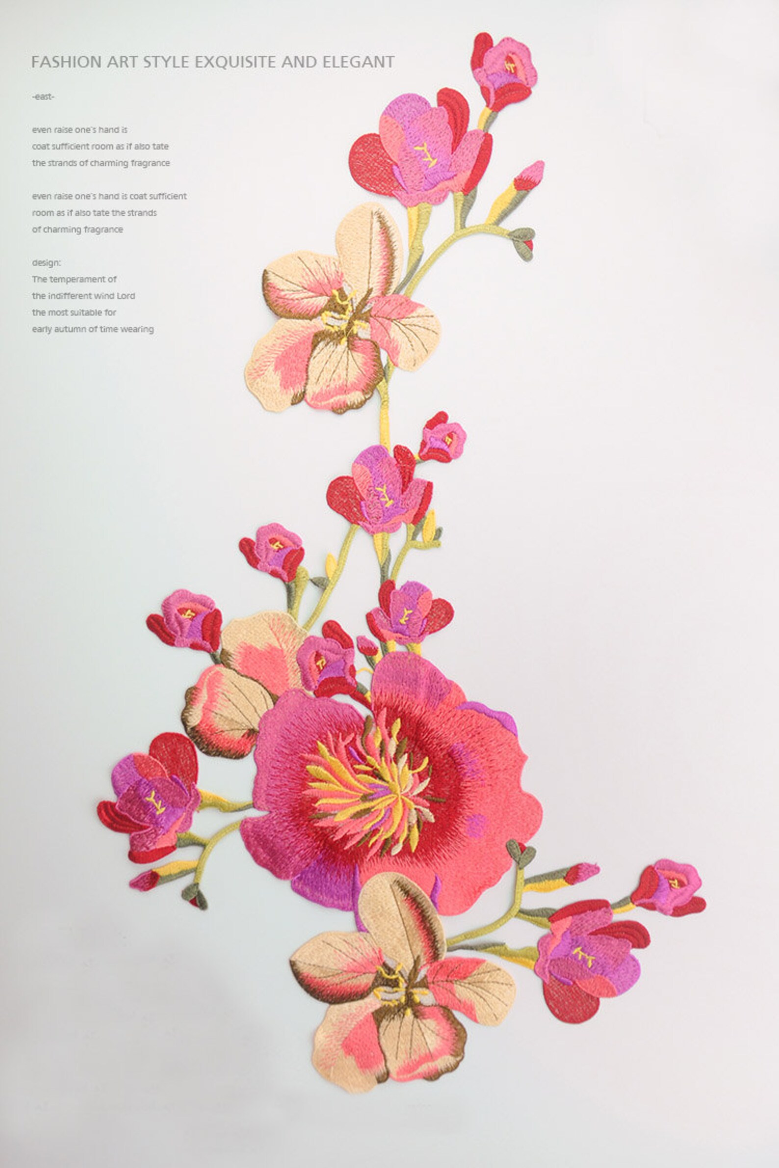 Embroidered Appliquesembroidered Flowers Patches for Dress - Etsy