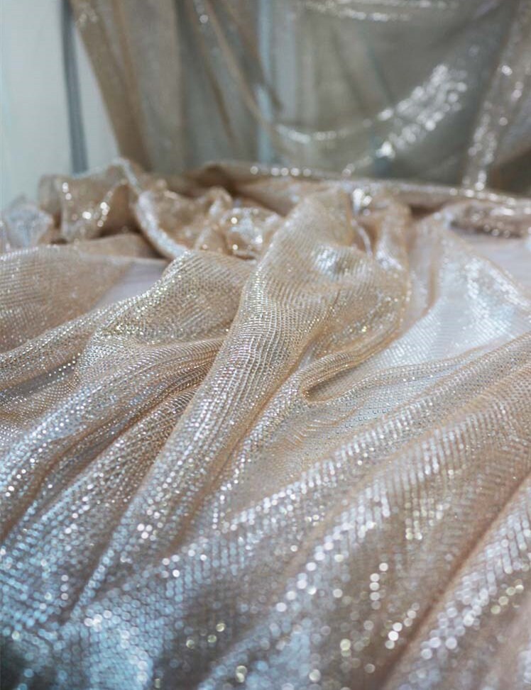 Width 59.05 Inches Fabricrose Gold Hollow Mesh Fabriclace - Etsy