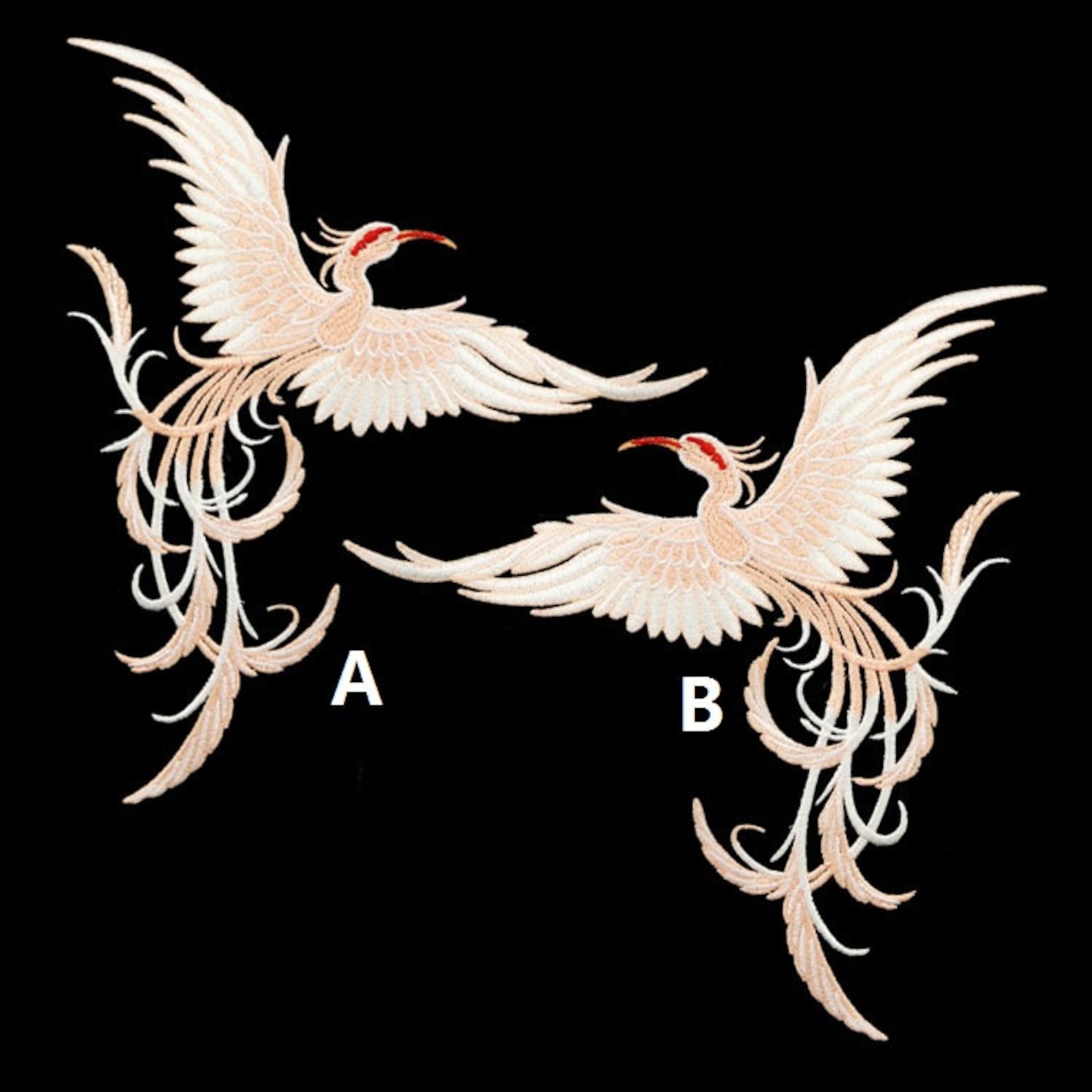 1 Pcs/1 Pair Multi-color Phoenix Pattren Lace - Etsy