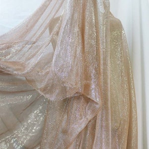 Width 59.05 Inches Fabric,rose Gold Hollow Mesh Fabric,lace Fabric,for ...