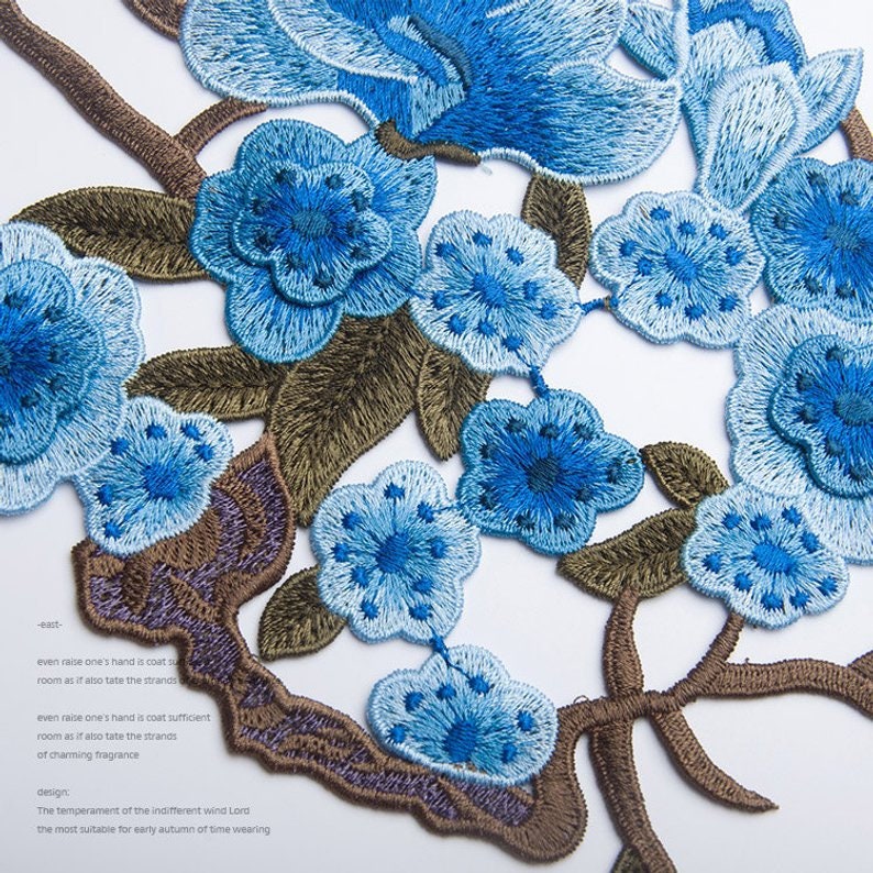 Embroidered Appliquesembroidered Flowers Patches for Dress - Etsy