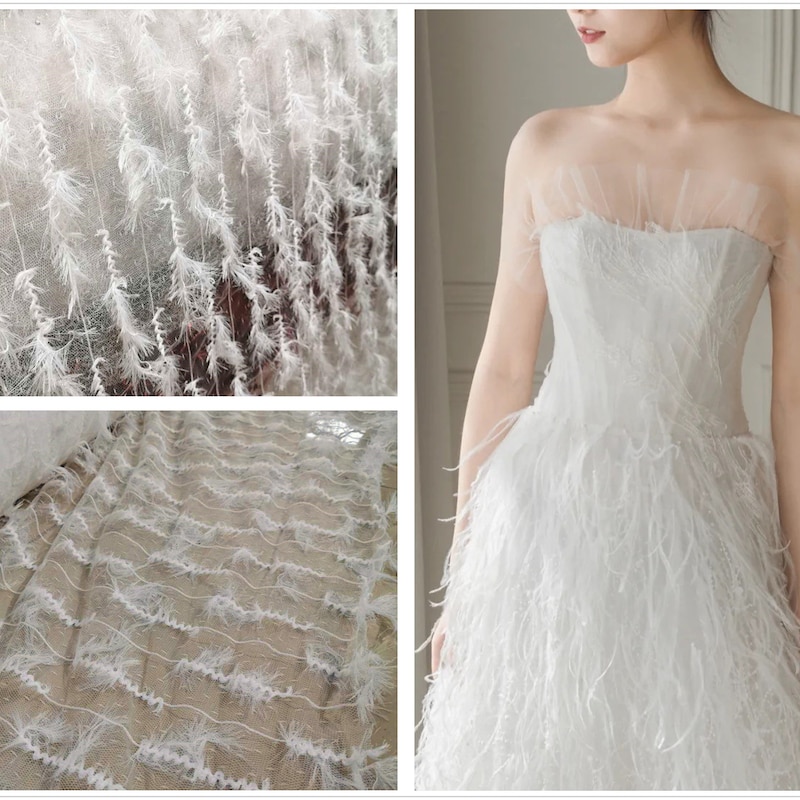 Feather Fabric - Etsy