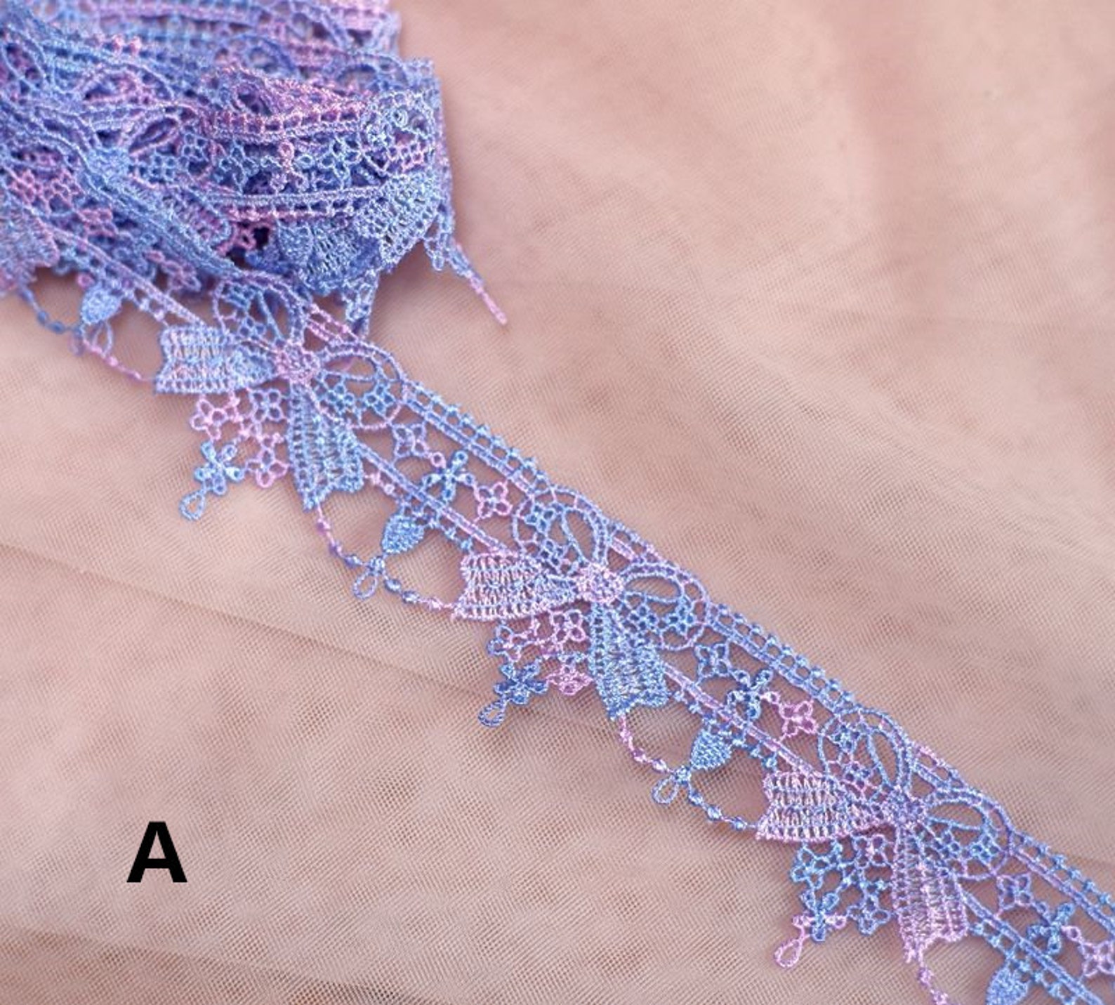 1 Meter 3.5cm Lovely Colorful Lace Trim,colorful Embroidered Lace, Lace ...