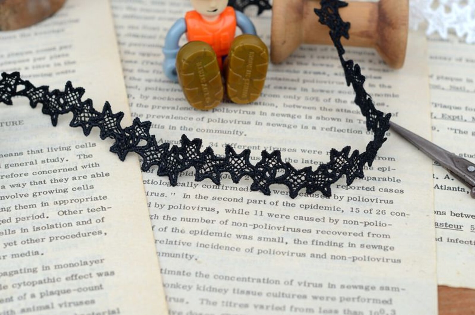Width 0.71 Inches Star Lace Trim Embroidered Lacestar - Etsy