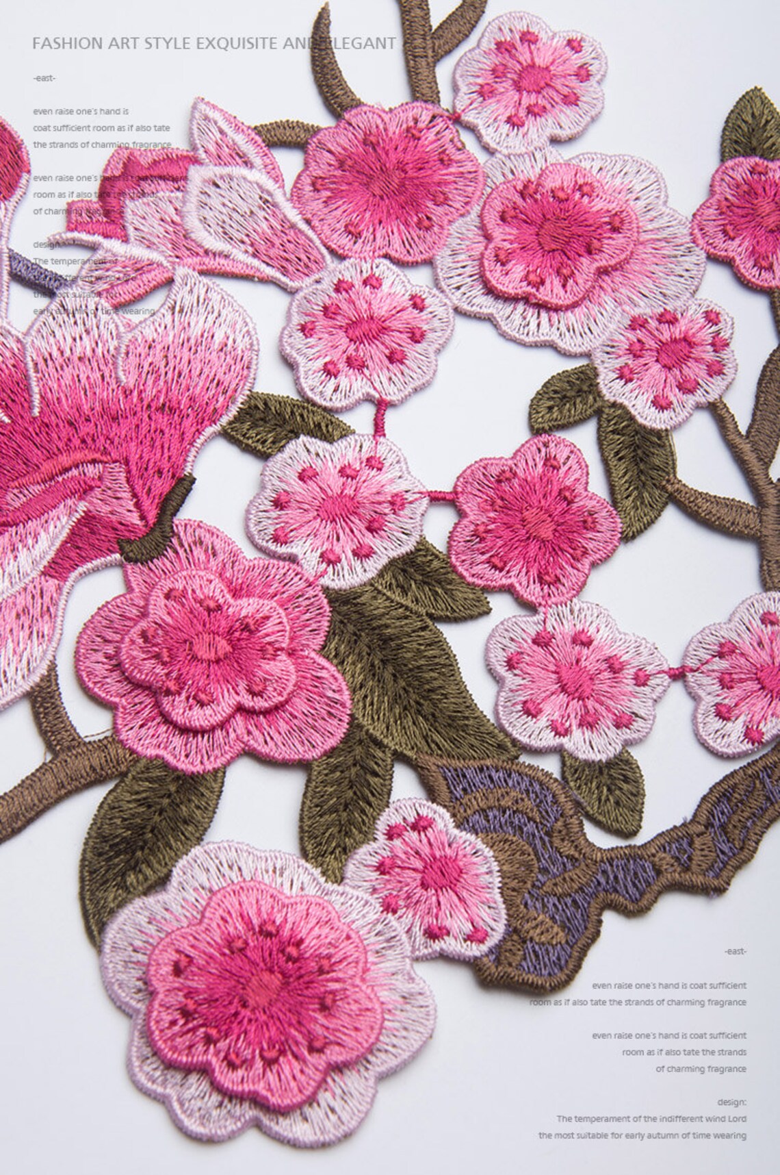 Embroidered Appliquesembroidered Flowers Patches for Dress - Etsy