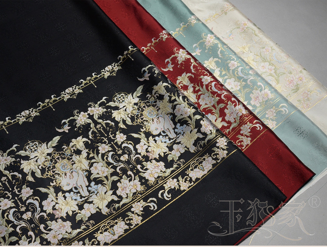 115cmx145cm Chinese Hanfu Fabric,traditional Jacquard Fabric,brocade ...
