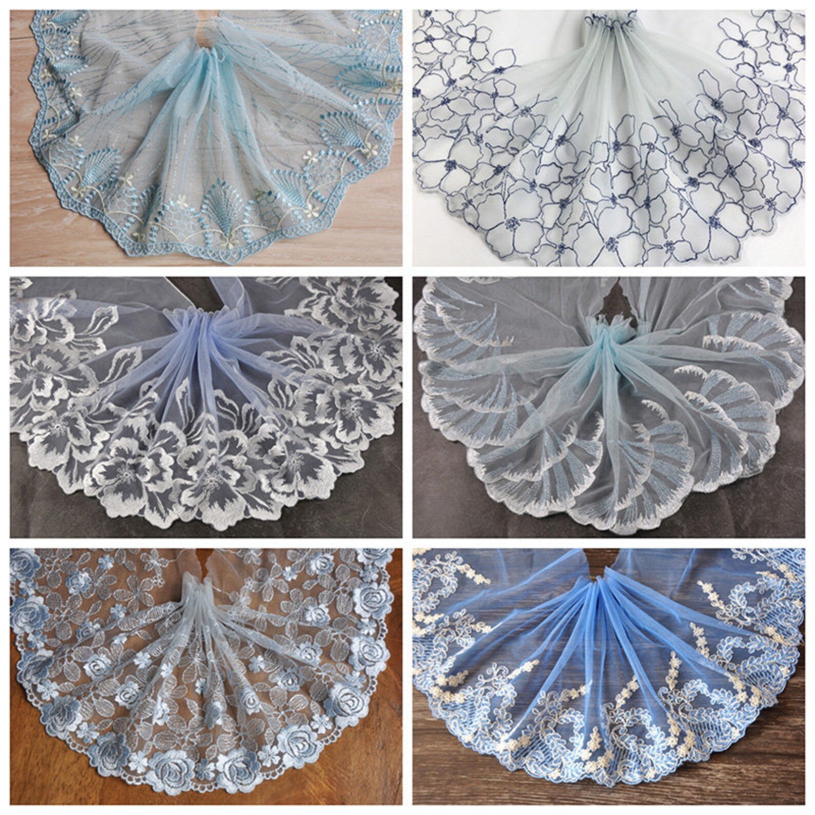 1 Meter Flower Lace Trimembroidery Flower Lace - Etsy