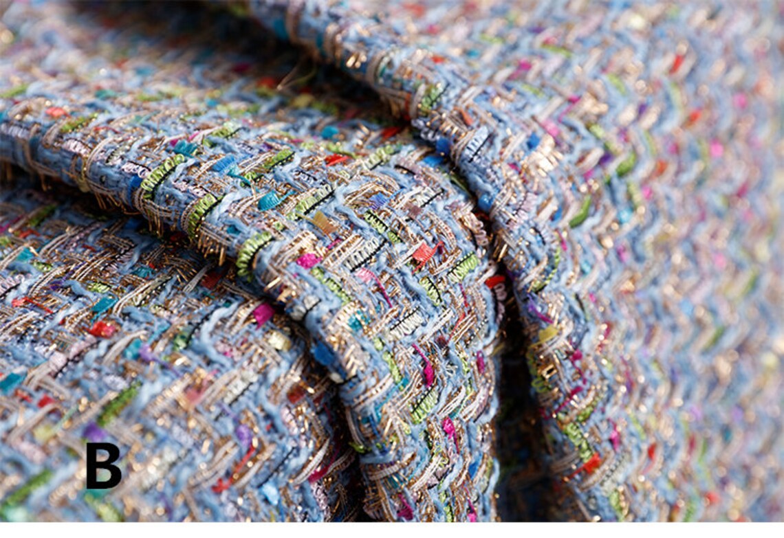 0.5 meter Splicing winter overcoat brocade fabric brocade | Etsy