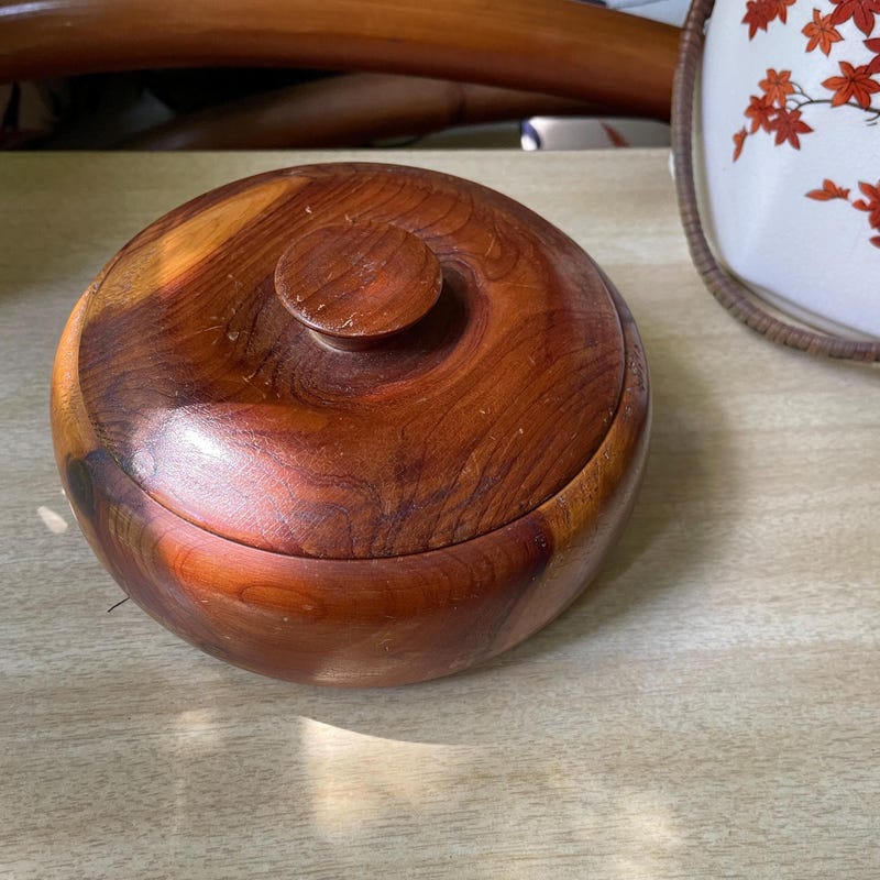 Wood Turned Box - Etsy