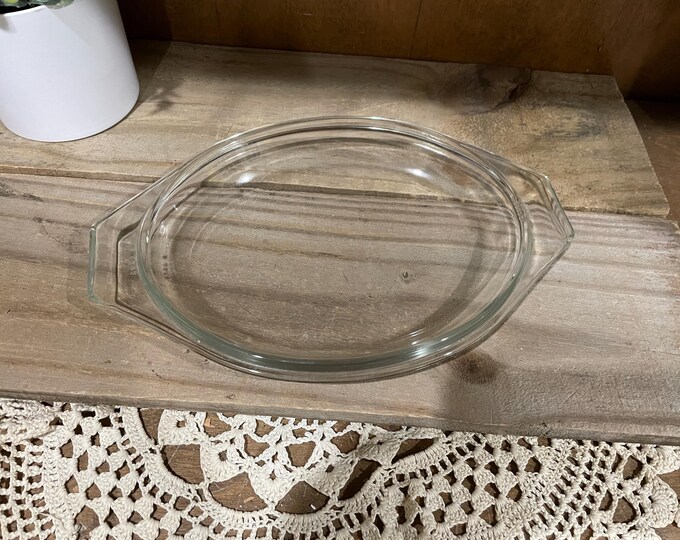 Vintage Pyrex Casserole Lid Clear Glass 943C 4 - Etsy