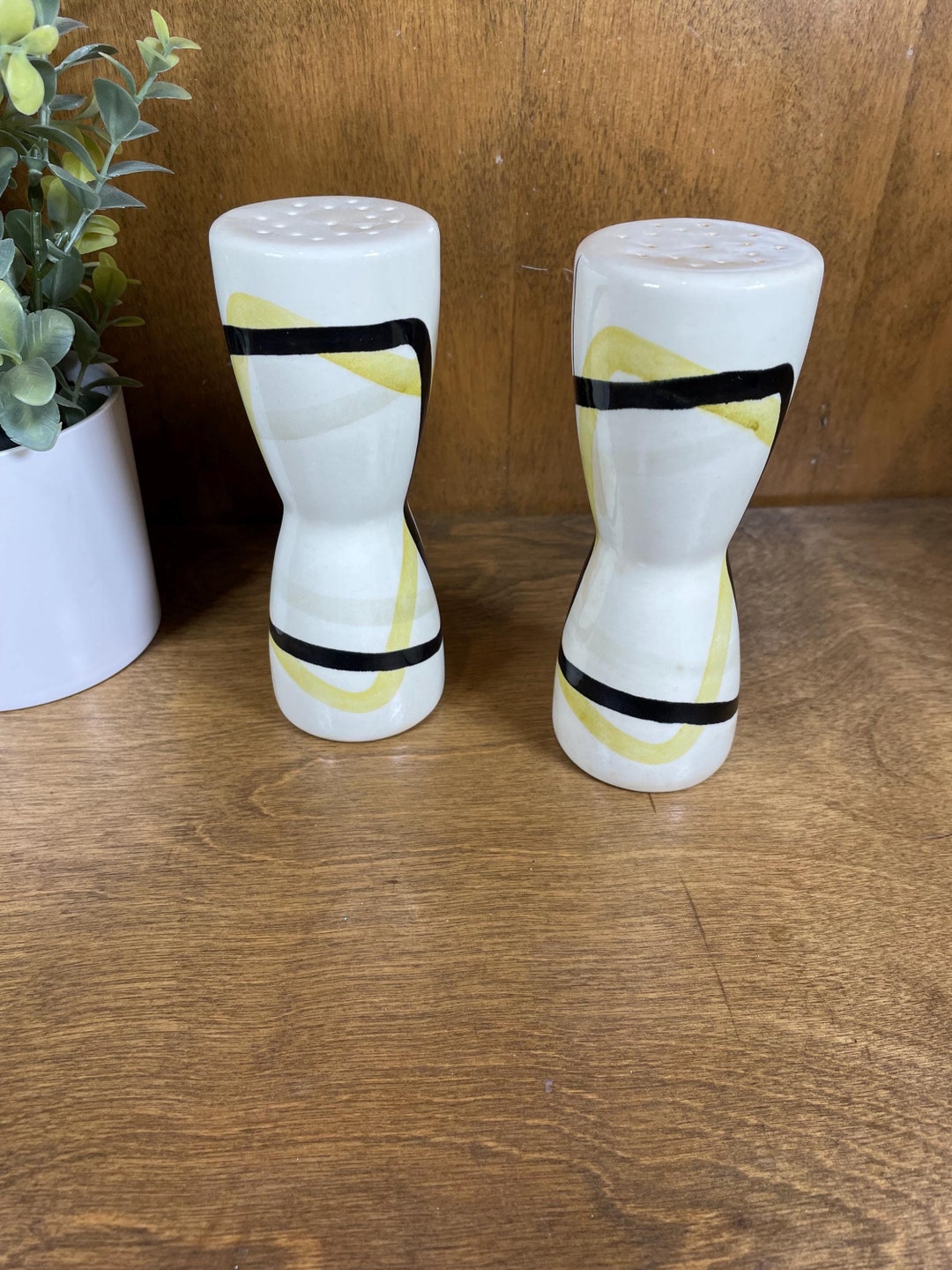 Vintage Fiesta Ware Ivory Salt and Pepper Shakers - Etsy