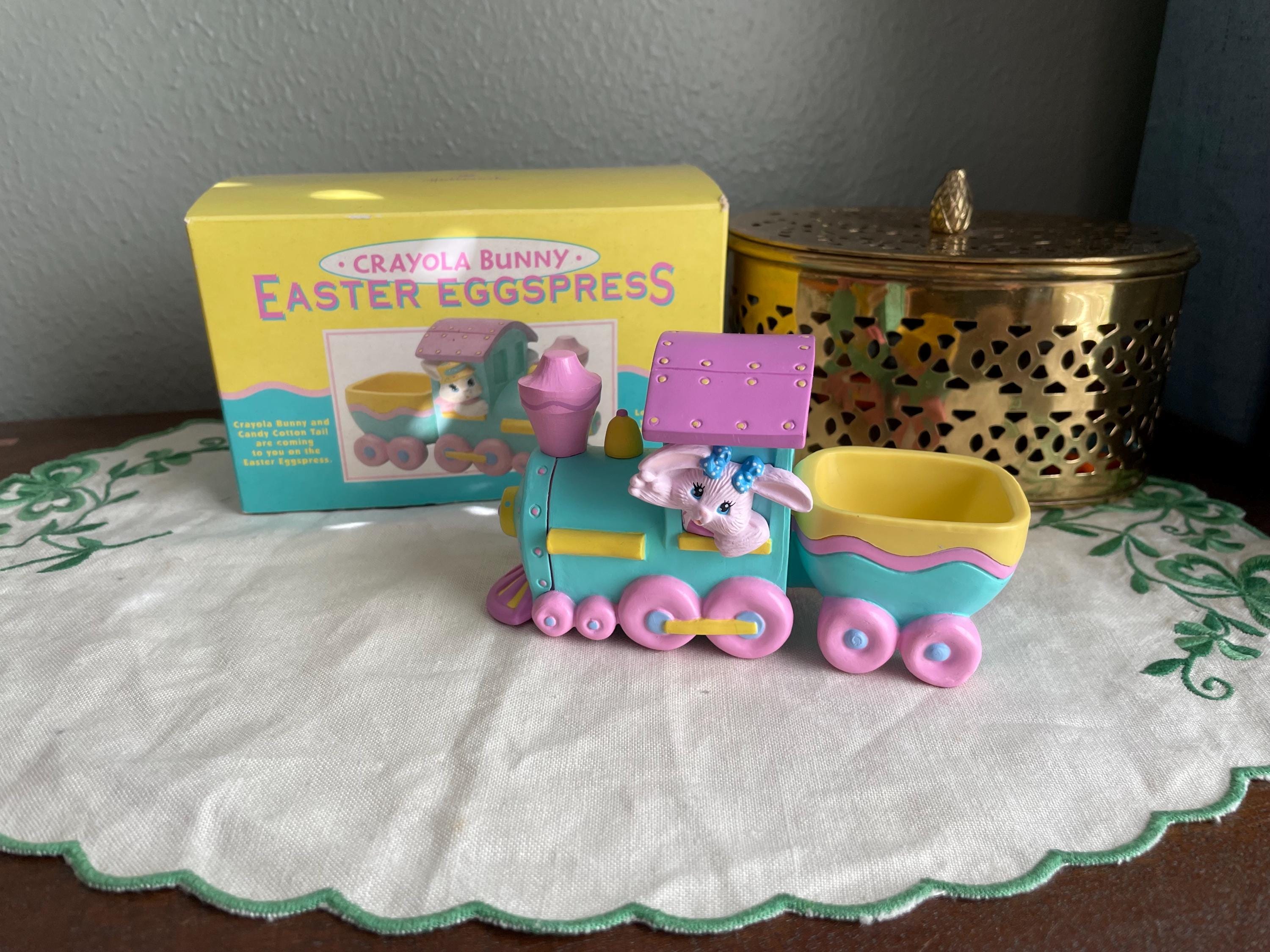 Vintage Hallmark Easter Bunny Train Eggspress 1990s - Etsy