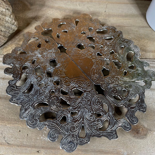 Silver Trivet - Etsy