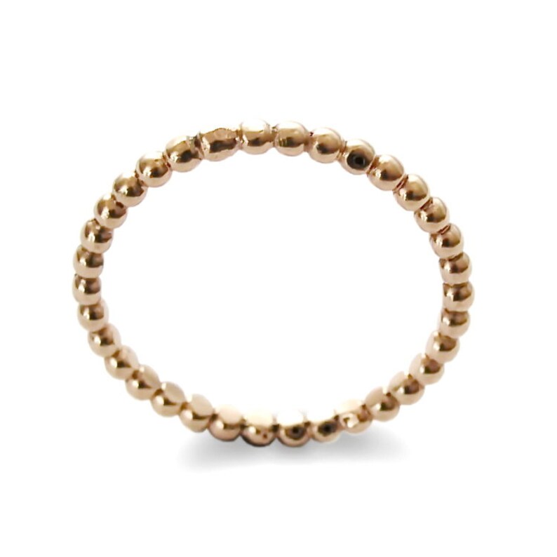 Gold Dots Skinny Ring - Etsy