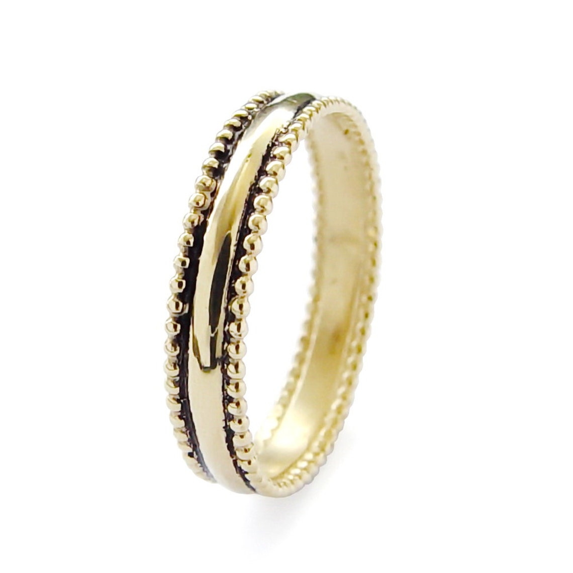 Dotted Wedding Band - Etsy