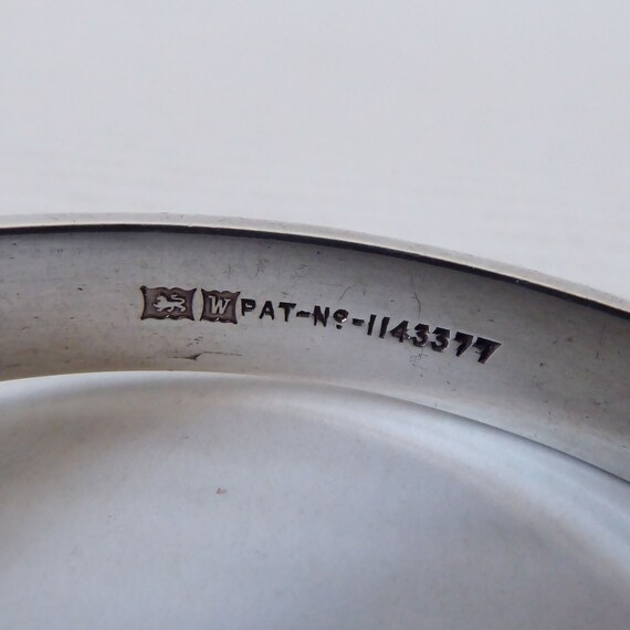 1971 Modernist Sterling silver bracelet/bangle. Retro… - Gem