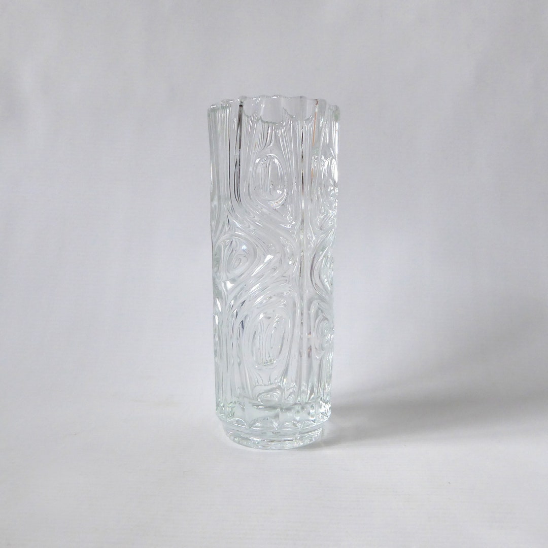 Vintage Frantisek Peceny Op Art Glass Vase, 20156. Hermanova Hut, Sklo ...