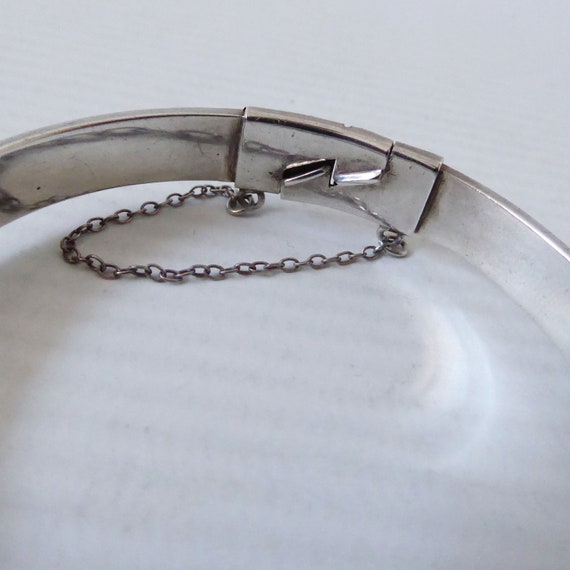 1971 Modernist Sterling silver bracelet/bangle. Retro… - Gem