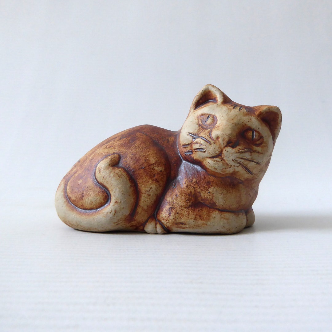 Vintage Simonsbath Studio Pottery Cat. Quantock Designs, Exmoor. Retro ...