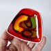 Poole Pottery Delphis Two Small Pin Dishes, 1970s. Shape 41 Trapezoid ...