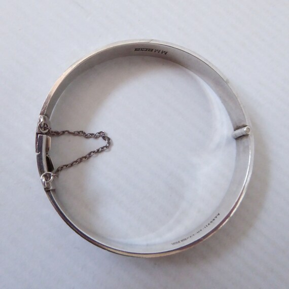1971 Modernist Sterling silver bracelet/bangle. Retro… - Gem