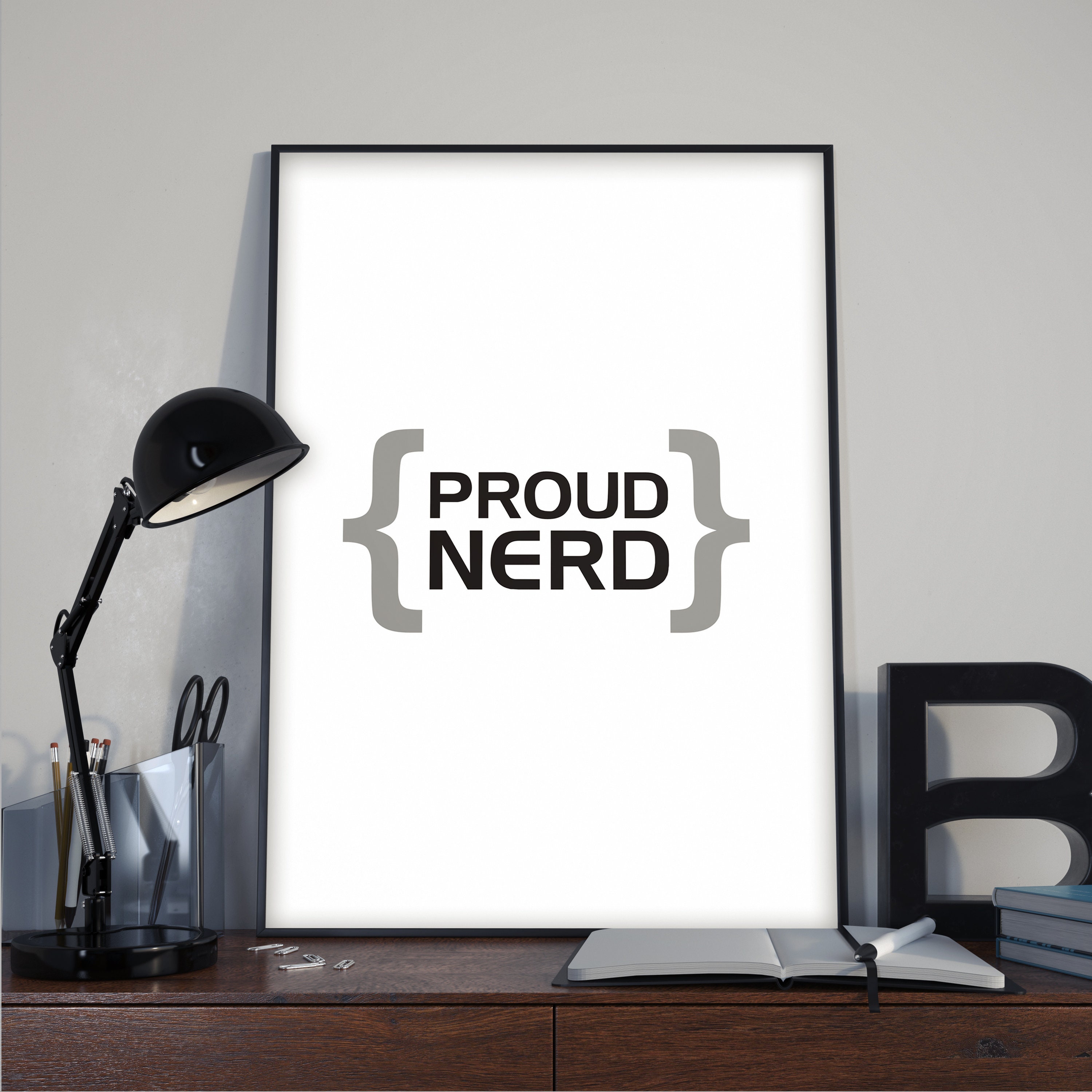 Nerd Proud Printable Poster A3 size297 420mm 11.7 16.5 | Etsy