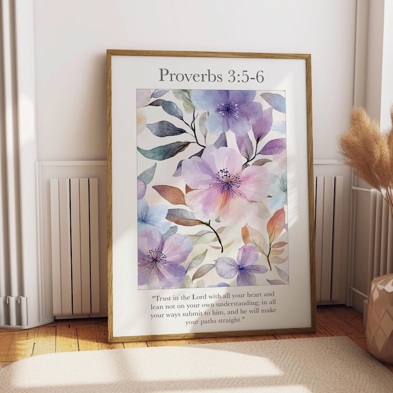 Proverbs 3 5 6 - Etsy