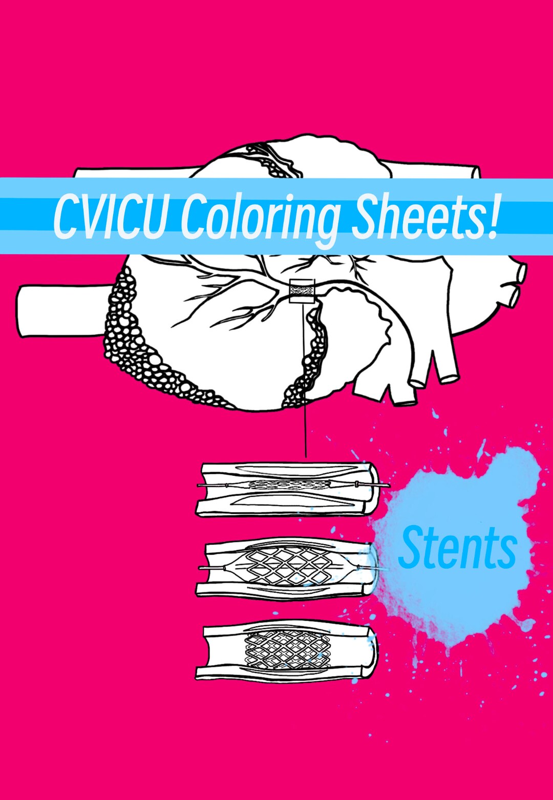 Stent Coloring Sheet;icu Nurse Coloring Sheet;nurse Coloring Sheet;new ...