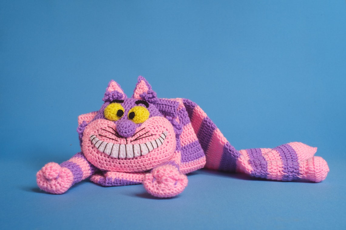 Animal Scarf Cheshire Cat Scarf Crochet Pattern PDF | Etsy
