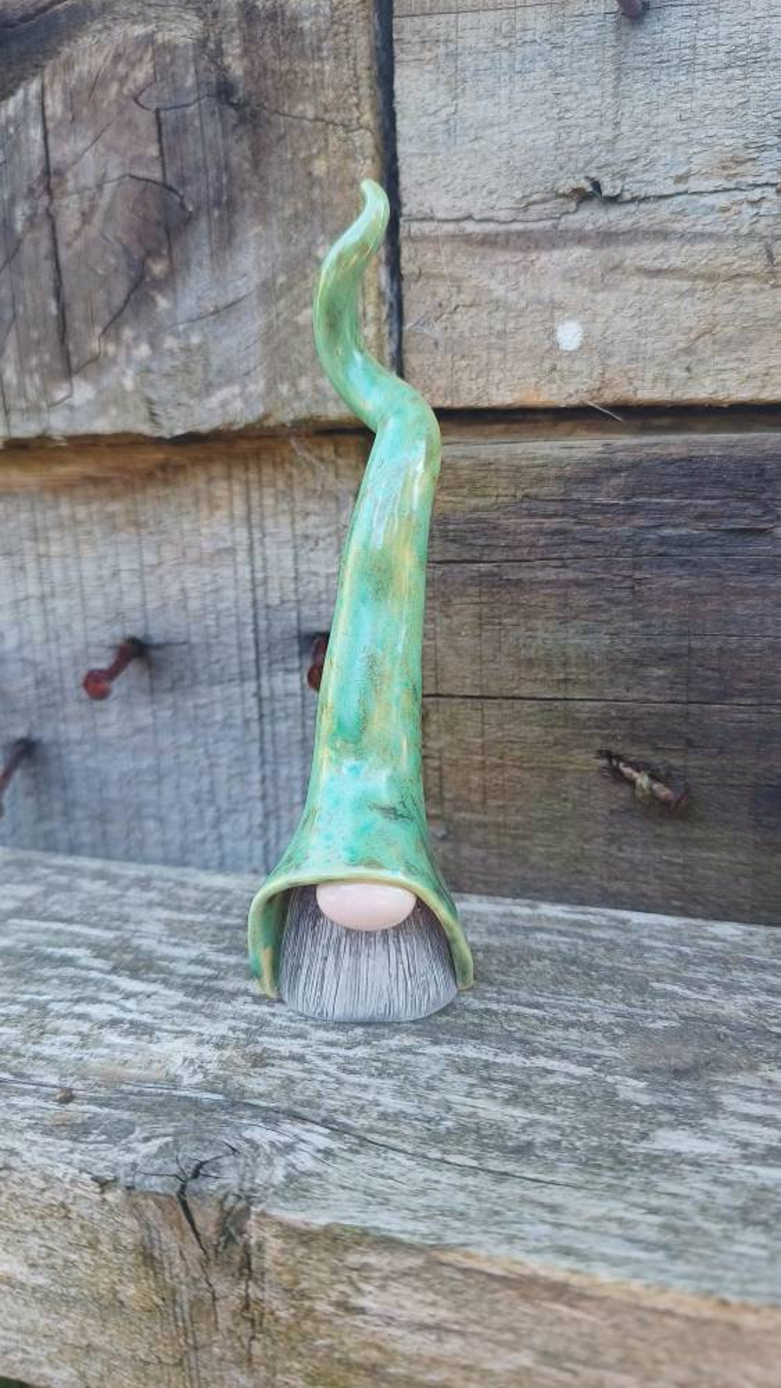 Ceramic Wizard Gnome Handmade Pottery Gnome Unusual Gift - Etsy