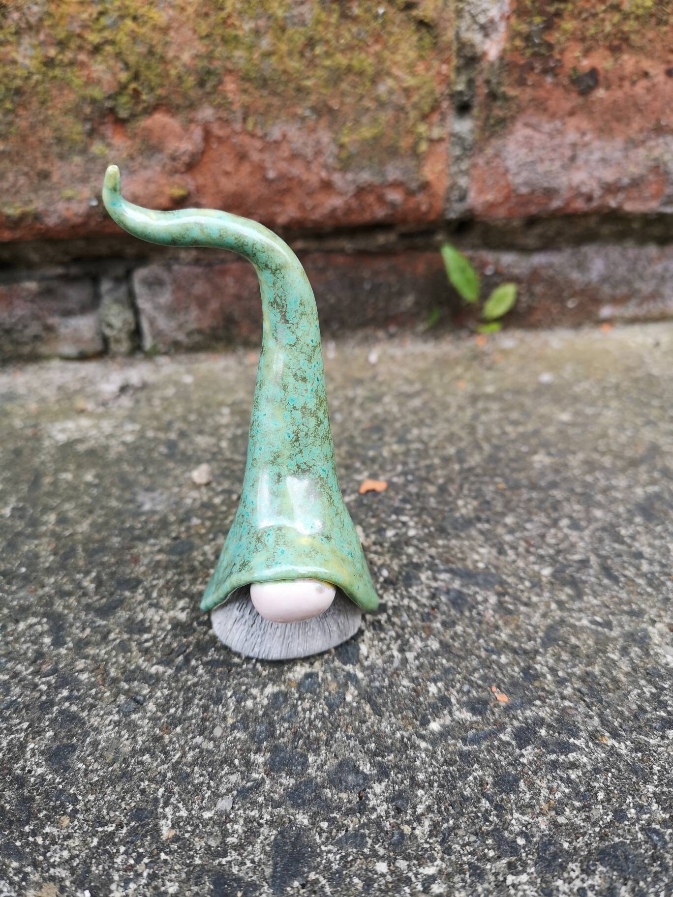 Ceramic Wizard Gnome Handmade Pottery Gnome Unusual Gift | Etsy