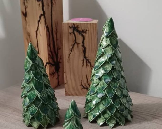 Ceramic Trees - Christmas Decorations - Handmade Trees - Etsy