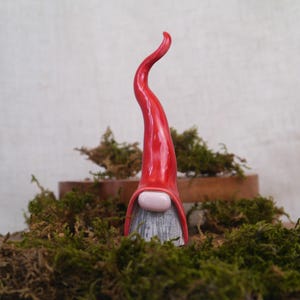 Ceramic Wizard Gnome - Handmade Pottery Gnome - Unusual Gift - Quirky ...