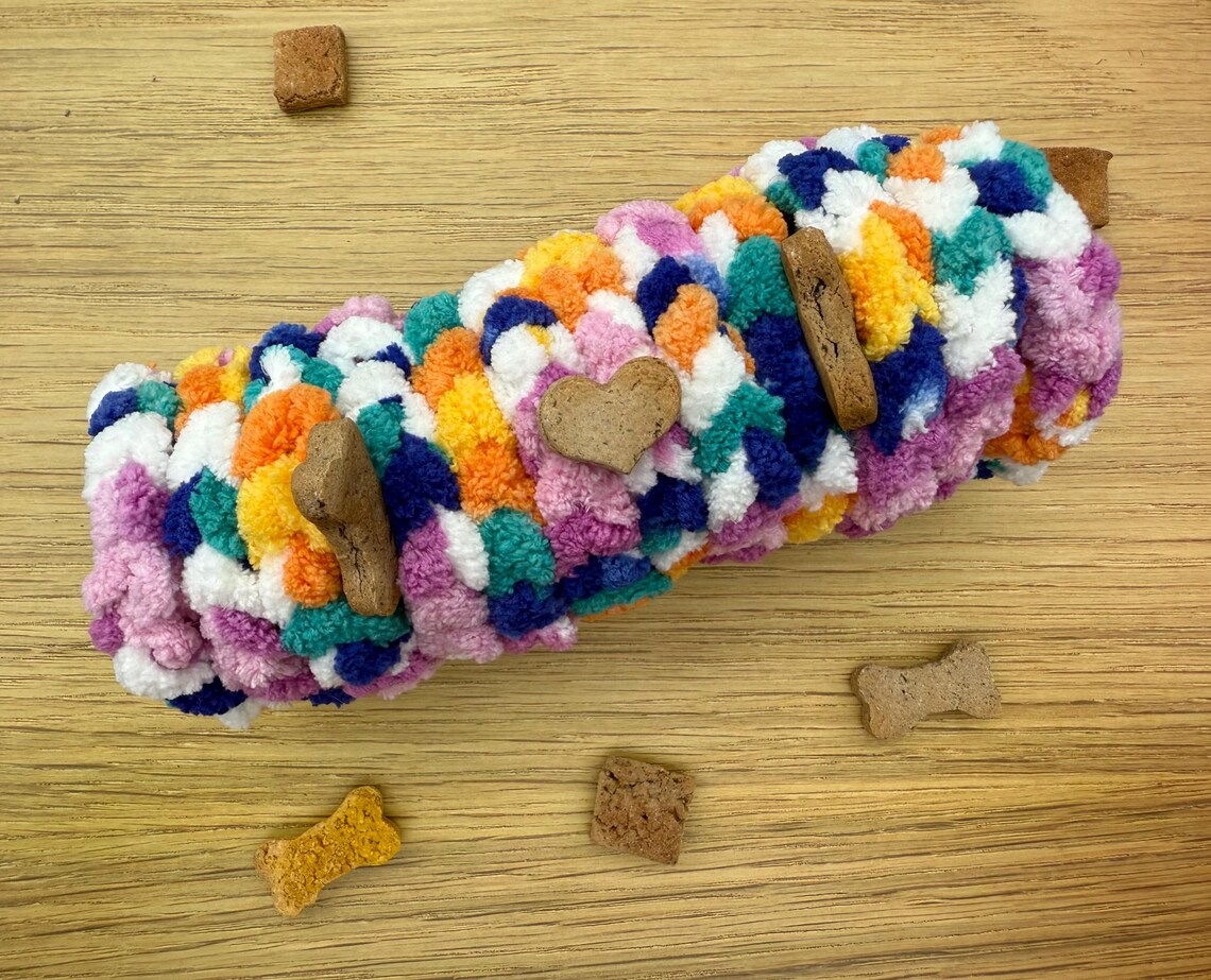 Tuti Fruity Snuffle Log Dog Toy: Interactive Treat Dispenser - Etsy
